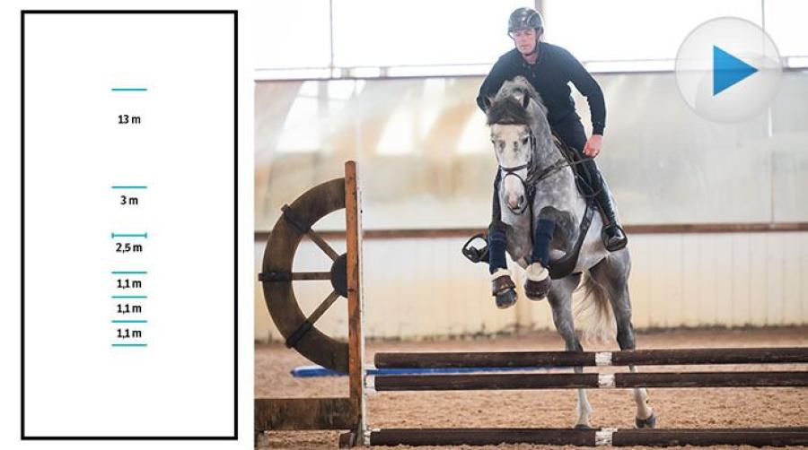 Travhoppa för att bygga styrka